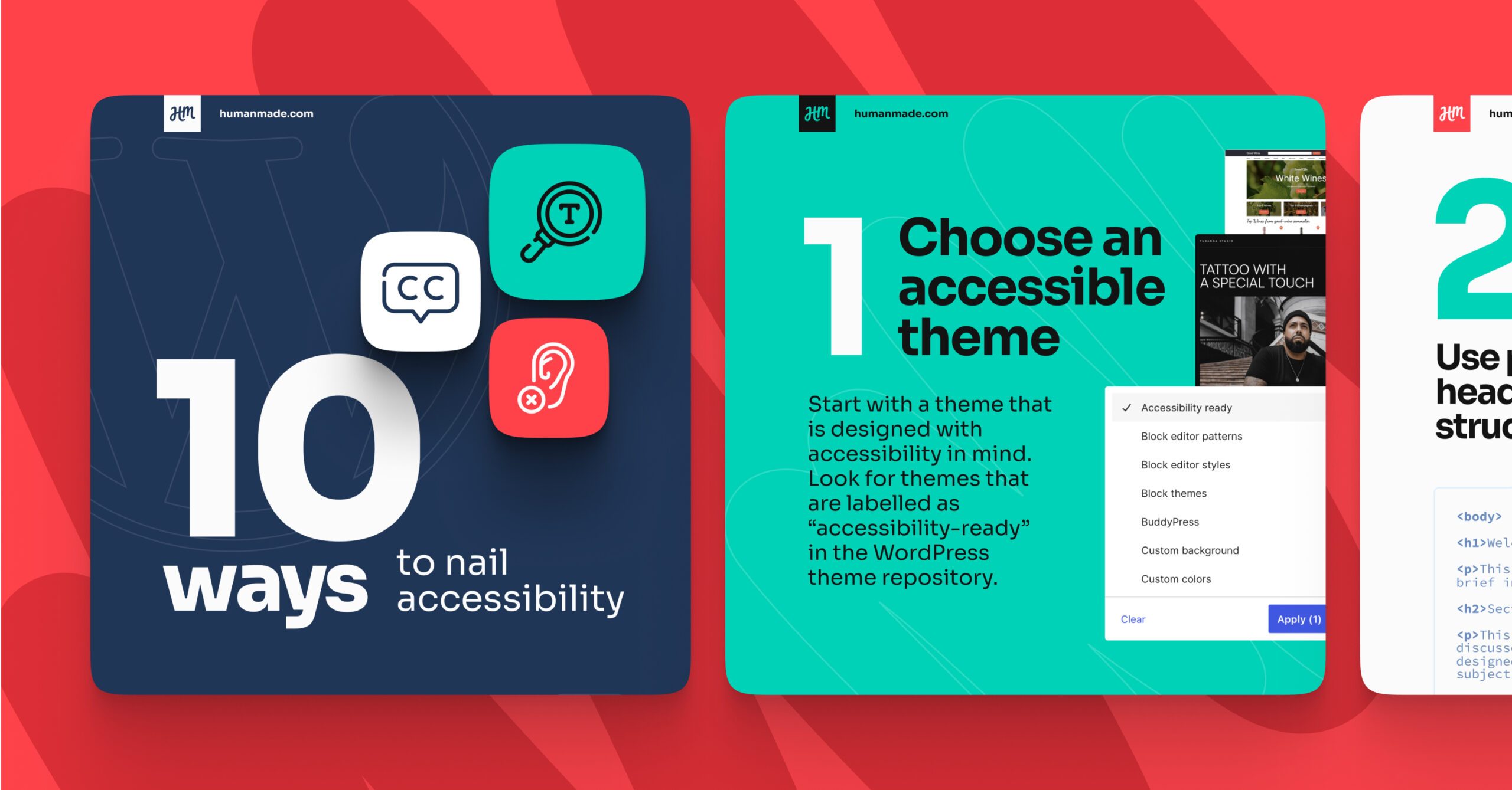 The ultimate checklist for WordPress accessibility – Human Made